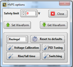 HVPS Initial Configuration - Project Peta-pico-Voltron